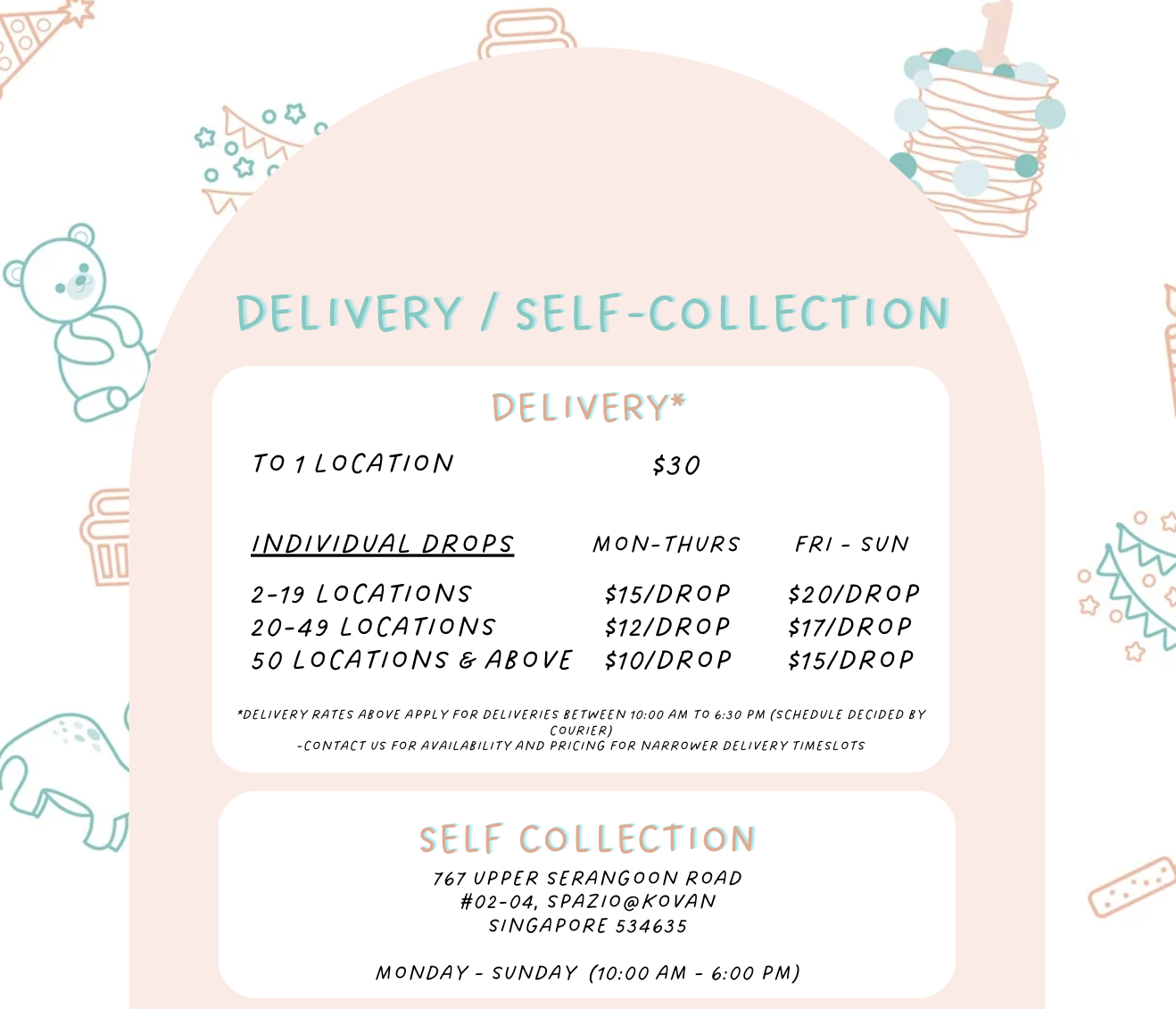 Shop Baby Full Month Gift Box Online Singapore - Afters Bakery