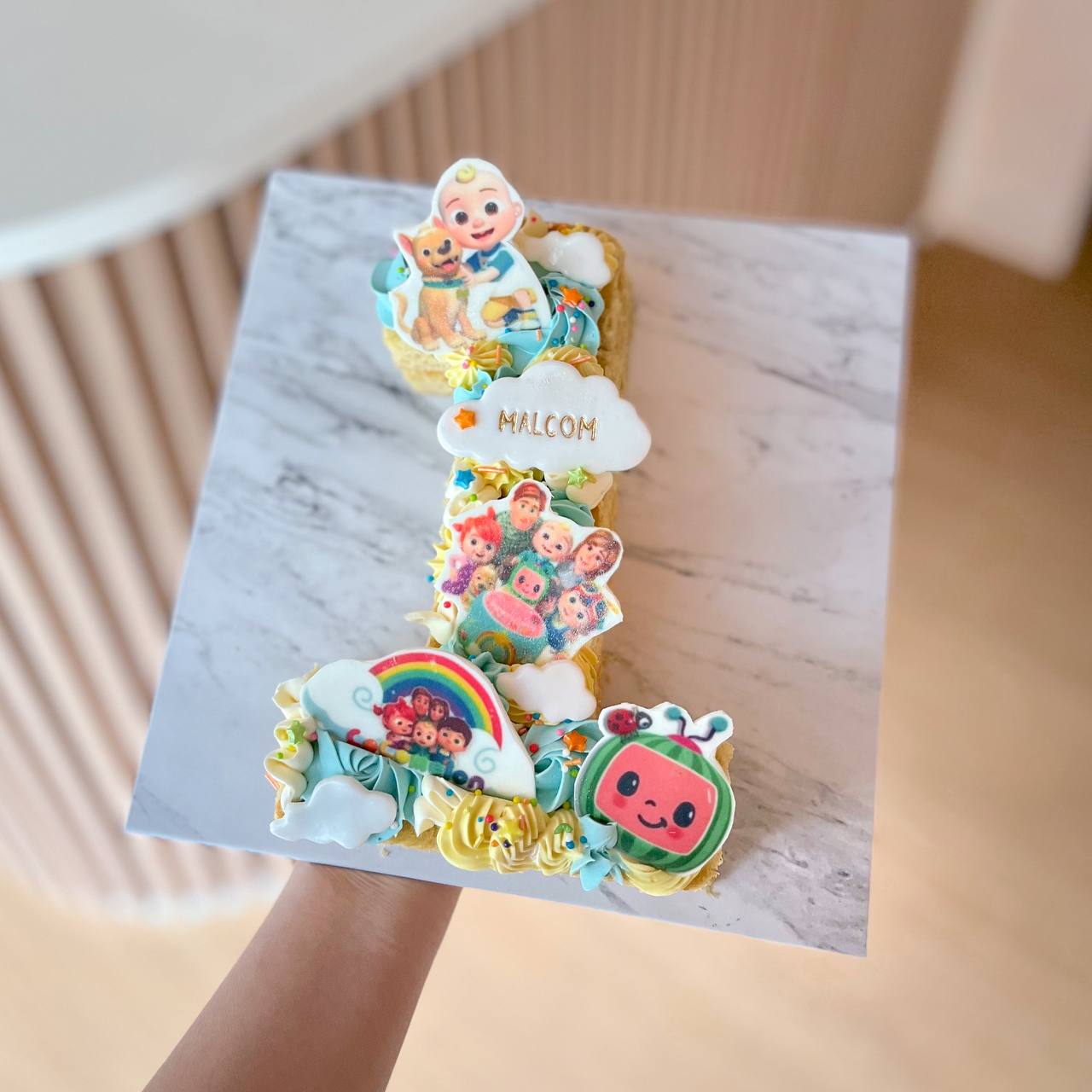 Cocomelon Numeric Cake