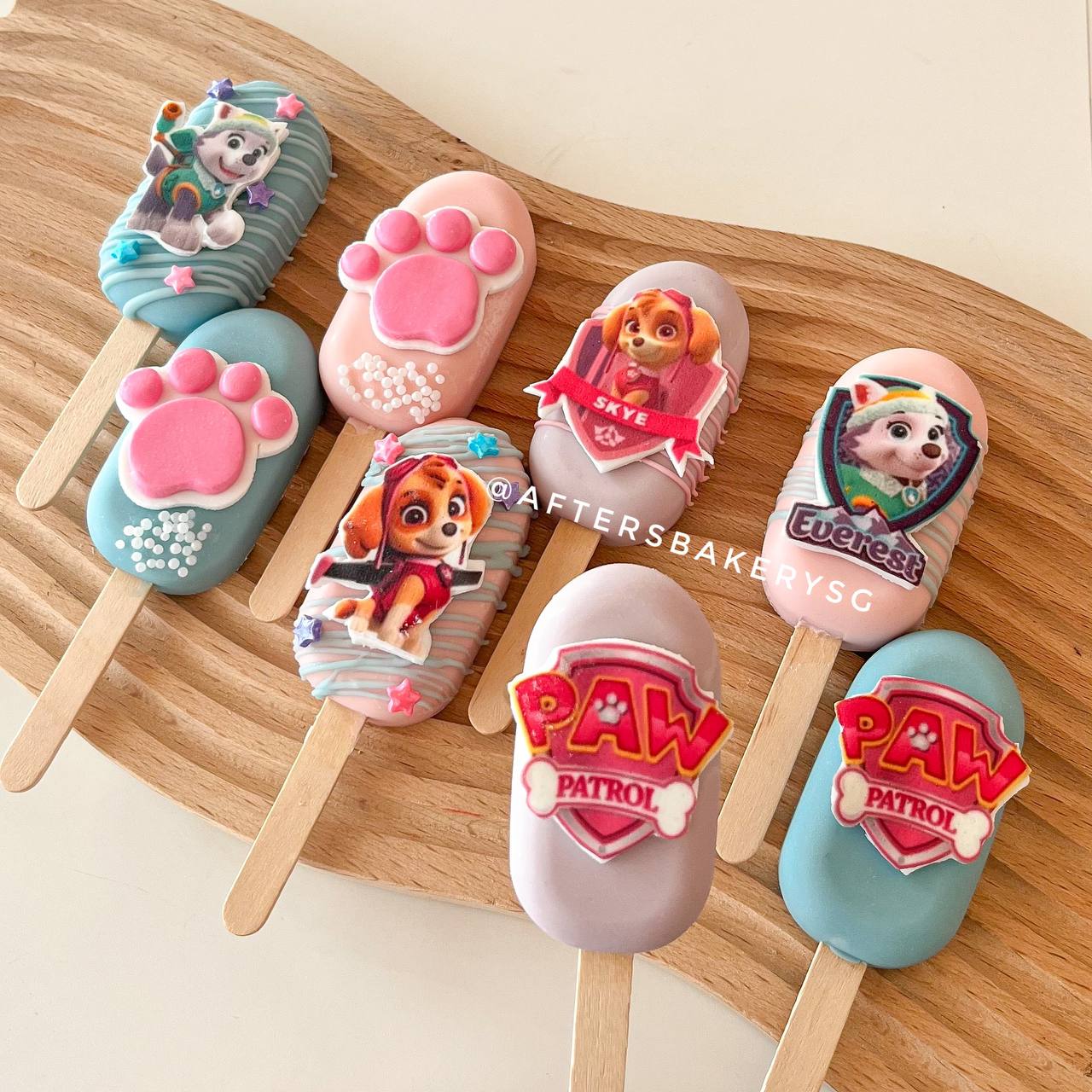 Skye & Everest Paw Patrol Cakesicles | Afters Bakery