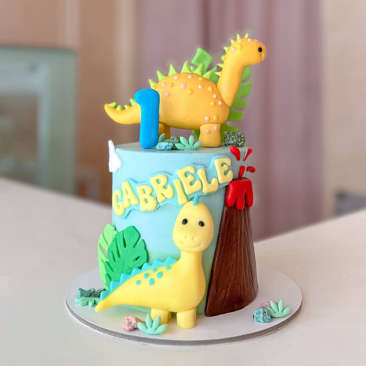 Dinosaur Birthday Cake