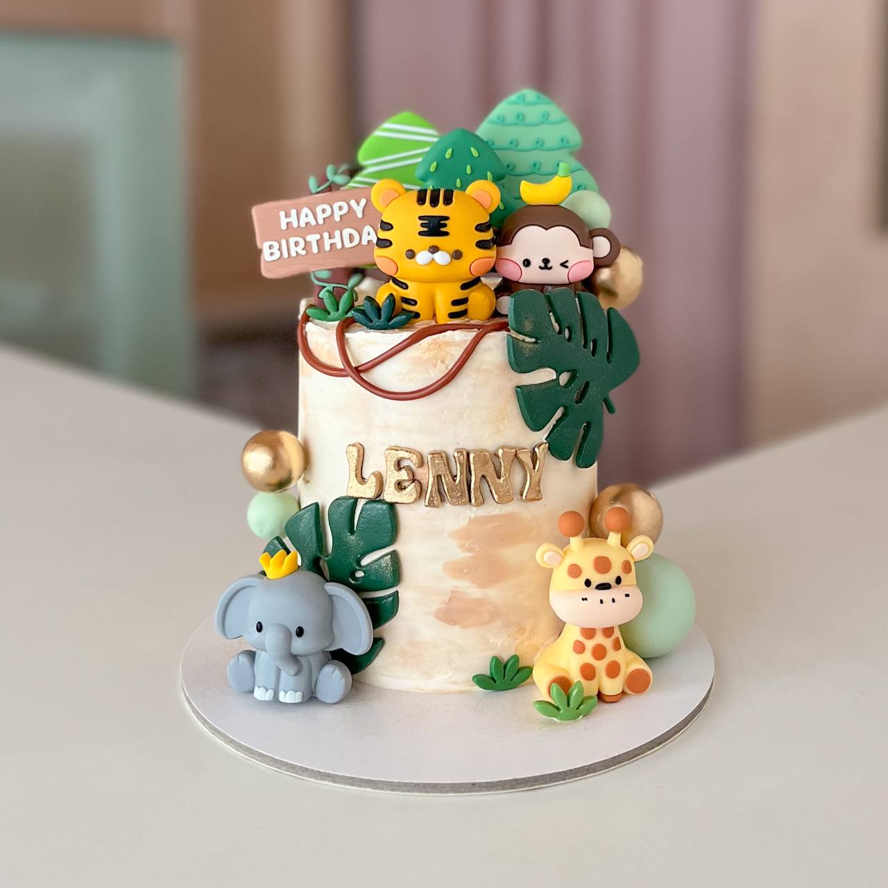 Safari Animal Cake