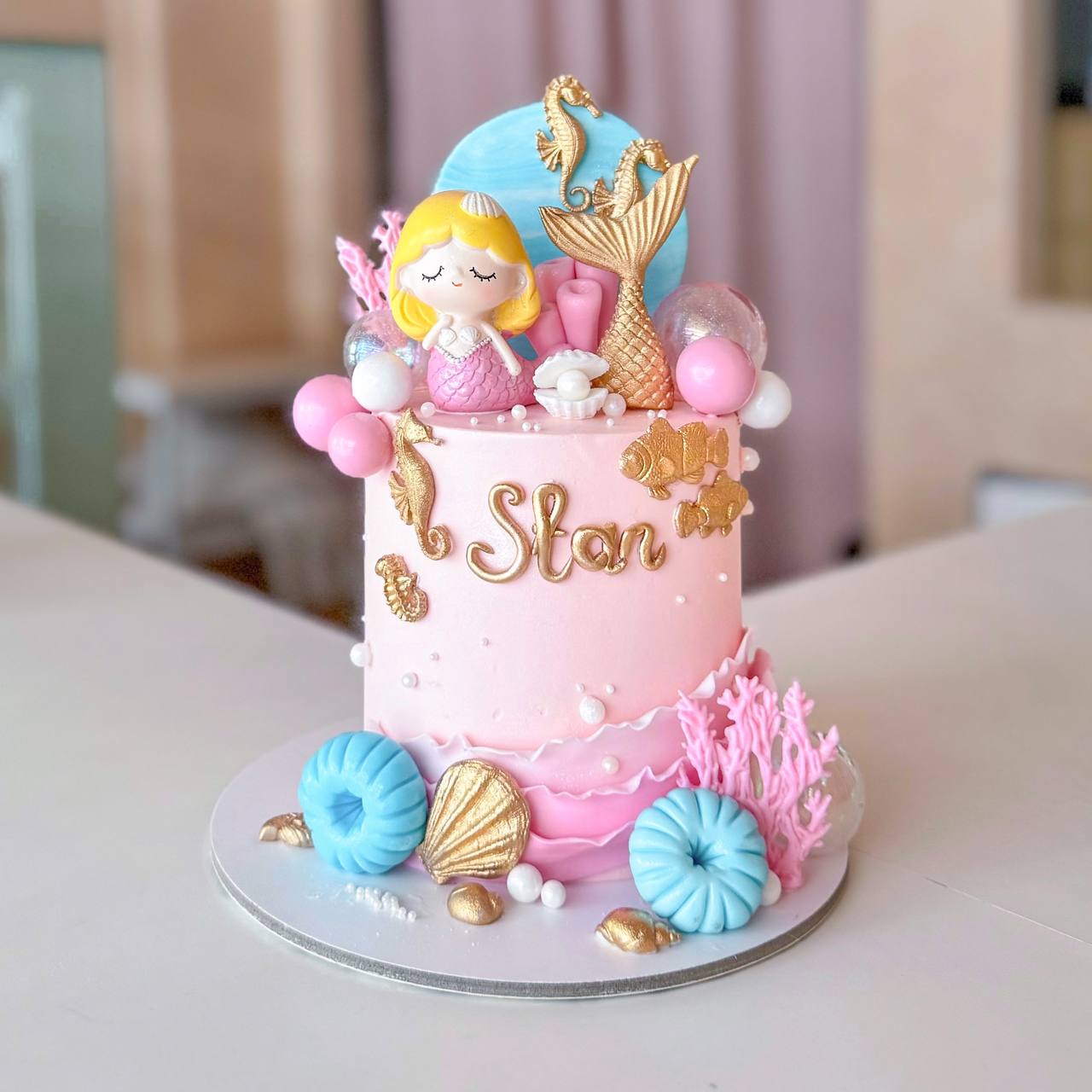 Mermaid Birthday Cake | Afters Bakery SG top rated custom cake shop